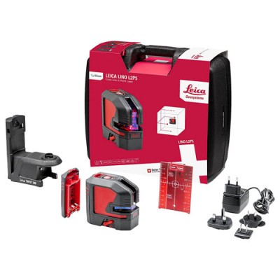 Leica Lino L2P5 Crossline & Point Laser Level for Plumbing, Marking ...